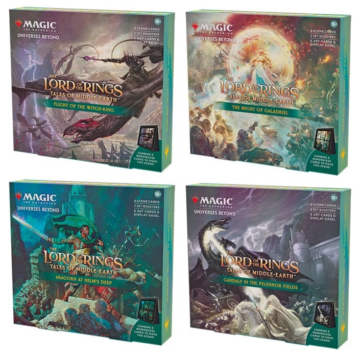 Lord of the Rings - Magic: The Gathering - Holiday Scene Box (Set of 4
